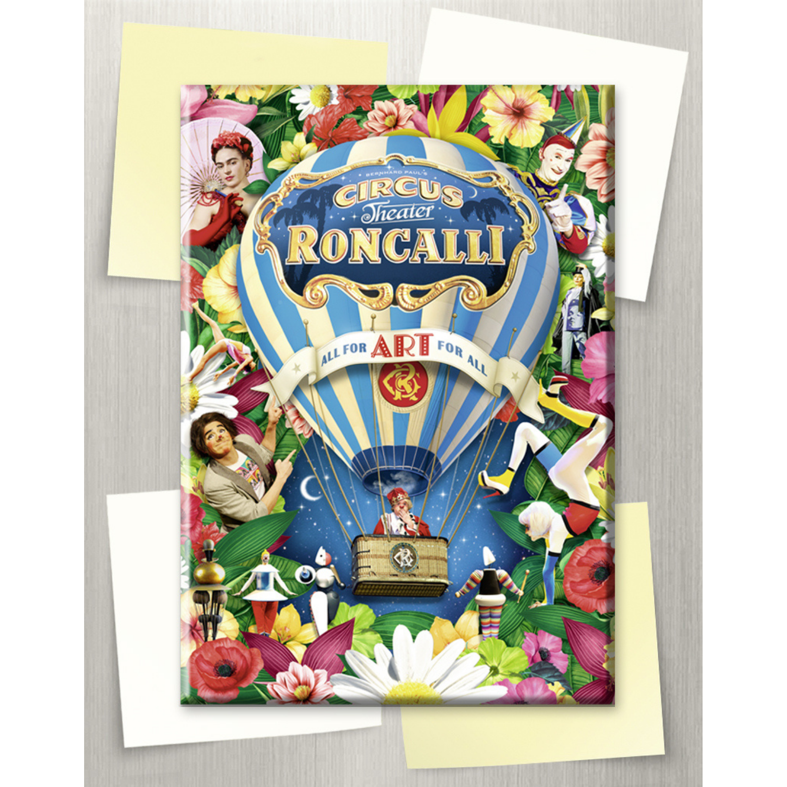 Roncalli Magnet "All for ART for All" | Fridge Magnet | Fan Merchandise ...